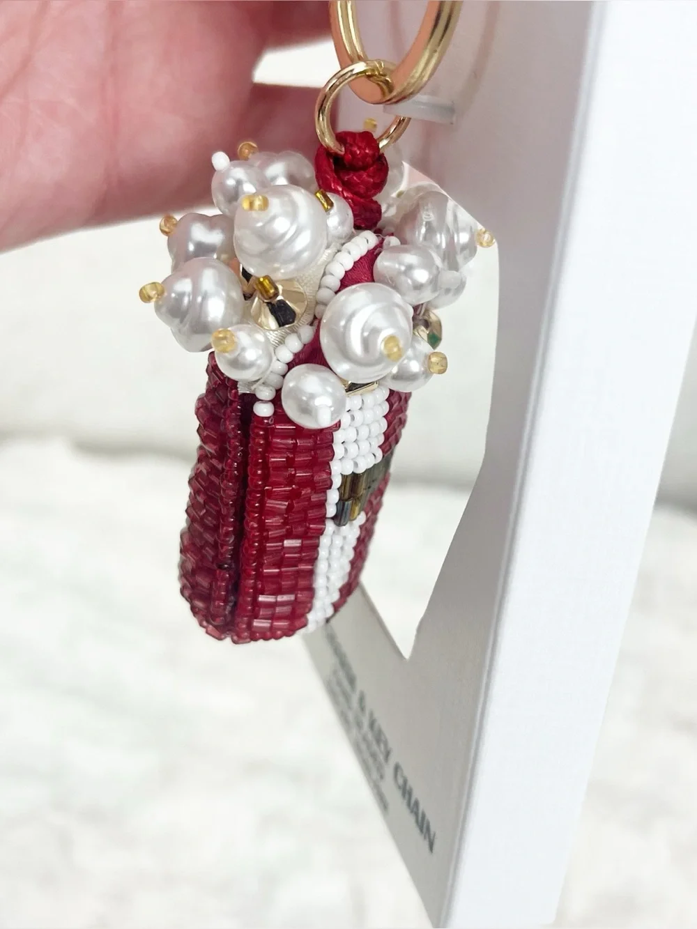 Haute Hippie | Bags | Haute Hippie Beaded Popcorn Bucket Bag Charm ...